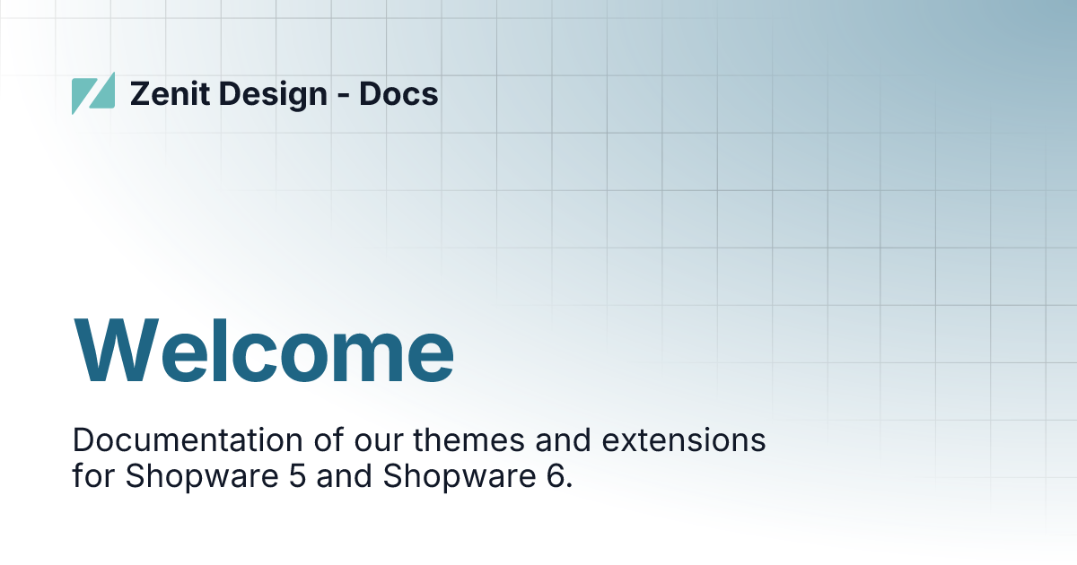 Welcome | Zenit Design - Docs